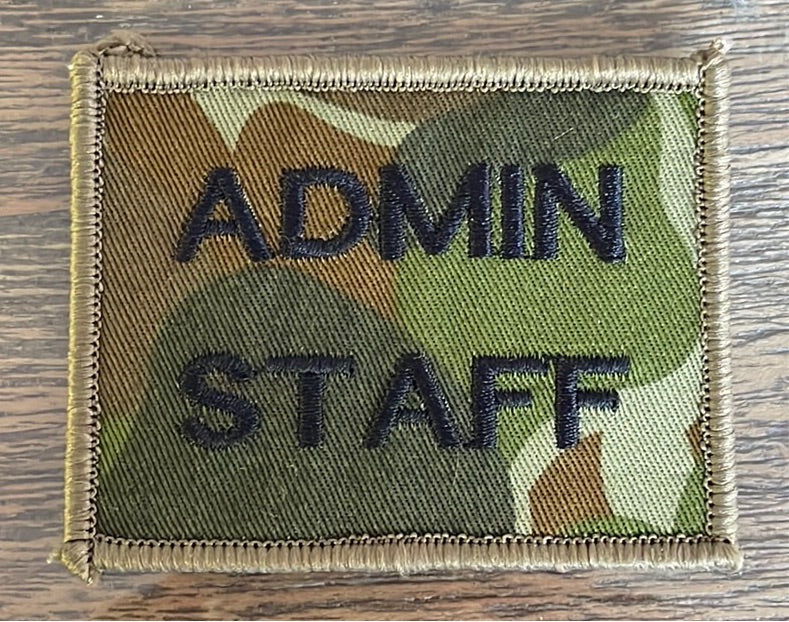 ADMIN STAFF PATCH WITH VELCRO – Embroidery Store